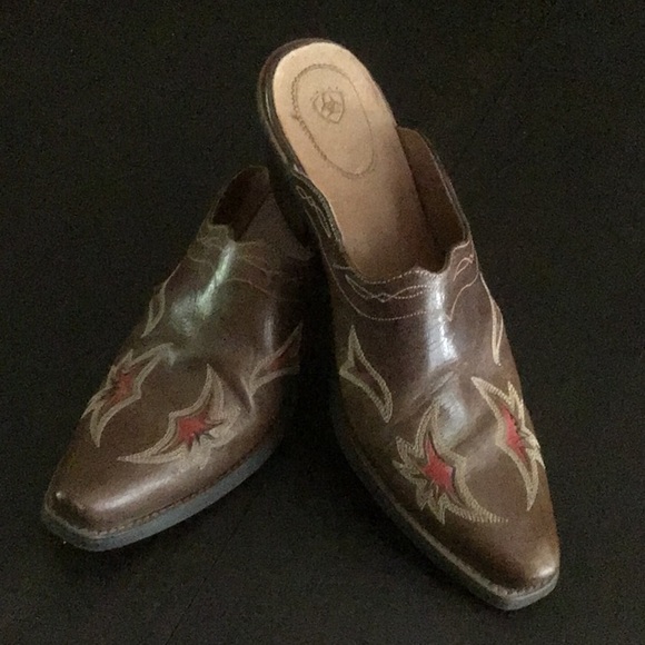 Ariat | Shoes | Ariat Leather Mules | Poshmark